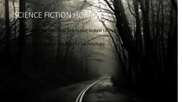 Horror genre | PPT