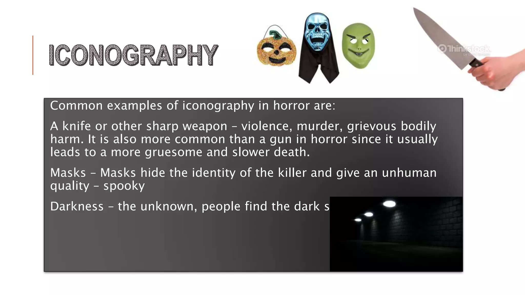 Horror genre chart | PPTX | Horror | Genres