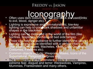 Horror genre conventions | PPT