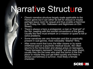 Horror genre conventions | PPT