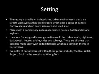 Horror Genre Conventions | PPT