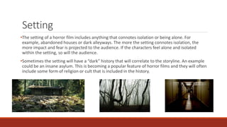 Horror genre conventions | PPTX