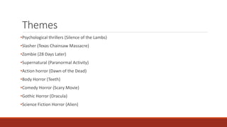 Horror genre conventions | PPTX