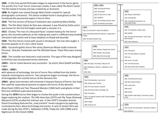 Horror genre conventions | PPT