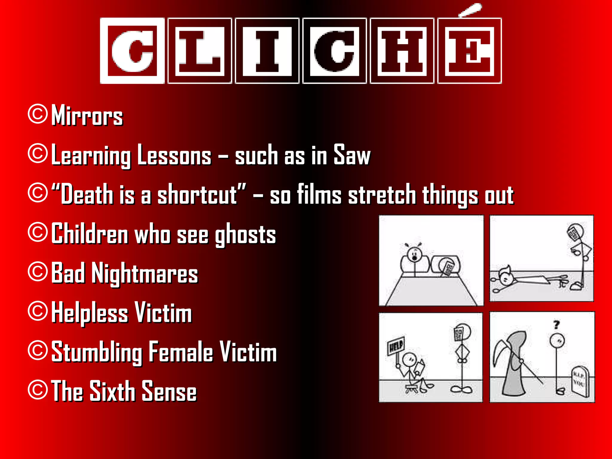 Horror genre powerpoint | PPT