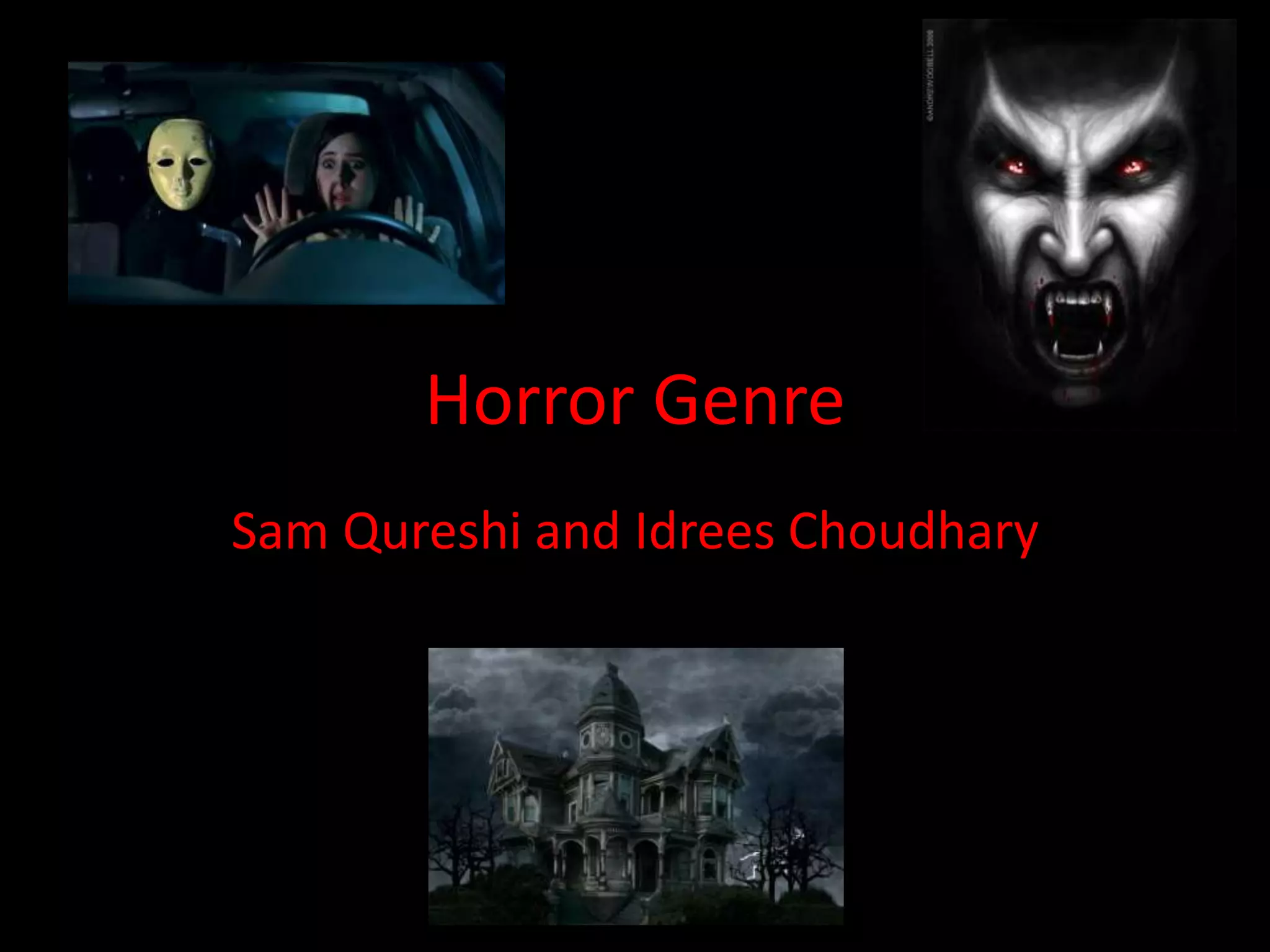 Horror genre presentation | PPTX