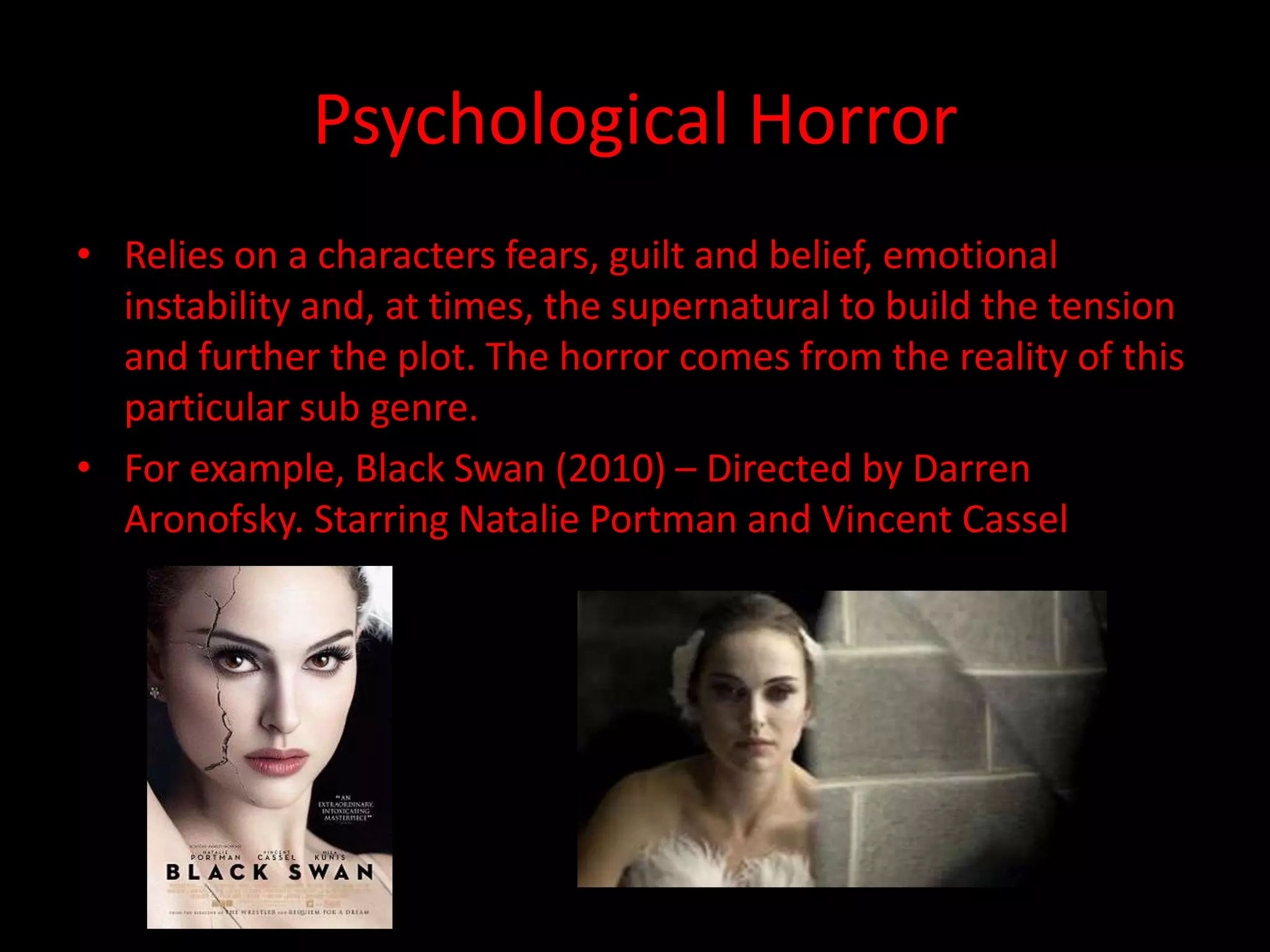 Horror genre presentation | PPTX
