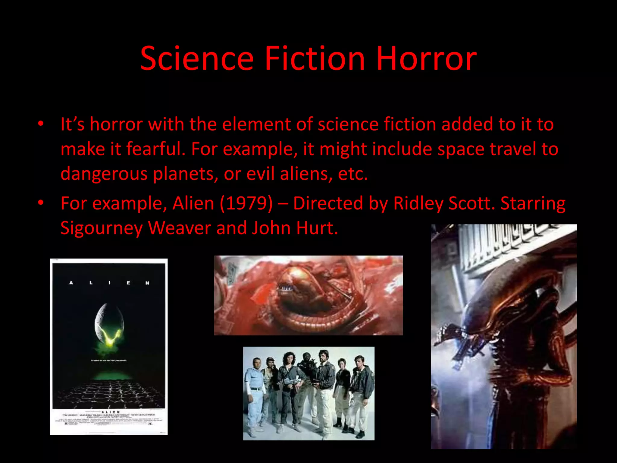 Horror genre presentation | PPTX