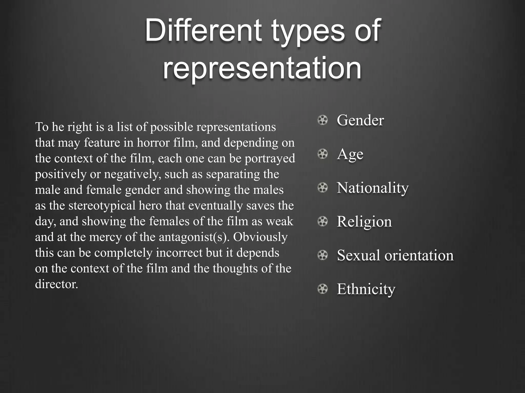 Horror genre representations | PPT