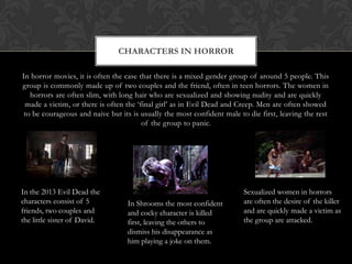 Horror genre research | PPTX