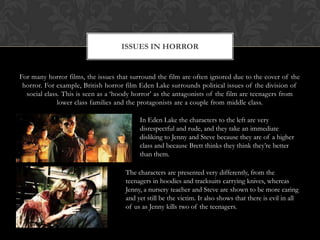 Horror genre research | PPTX