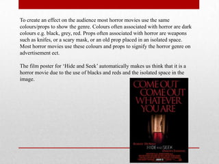 Horror genre research | PPT