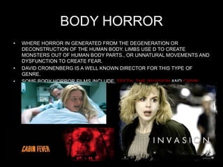 Horror genres | PPT
