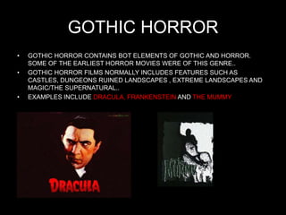 Horror genres | PPT