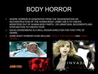 Horrorgenres | PPT