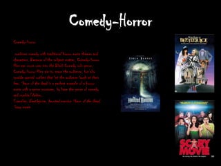 Horror genre & sub genre | PPTX