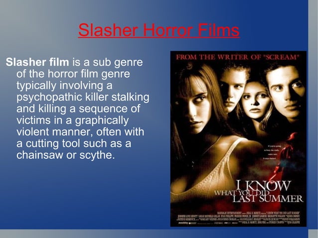 Horror Hybrids And Sub Genres | PPT