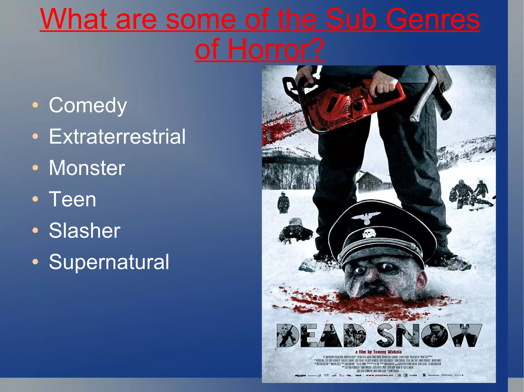 Horror Hybrids | PPT