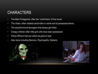 Horror Genre Iconography | PPTX