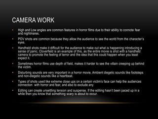 Horror Genre Iconography | PPTX