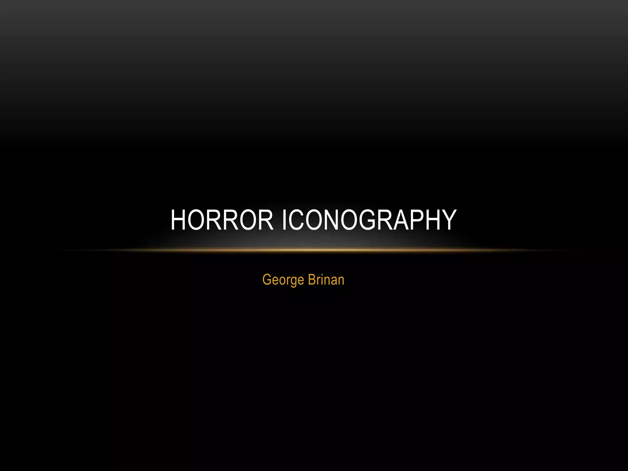 Horror iconography | PPT