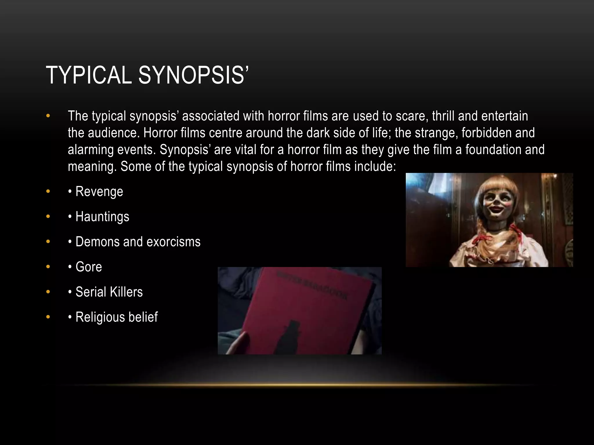 Horror iconography | PPT | Free Download