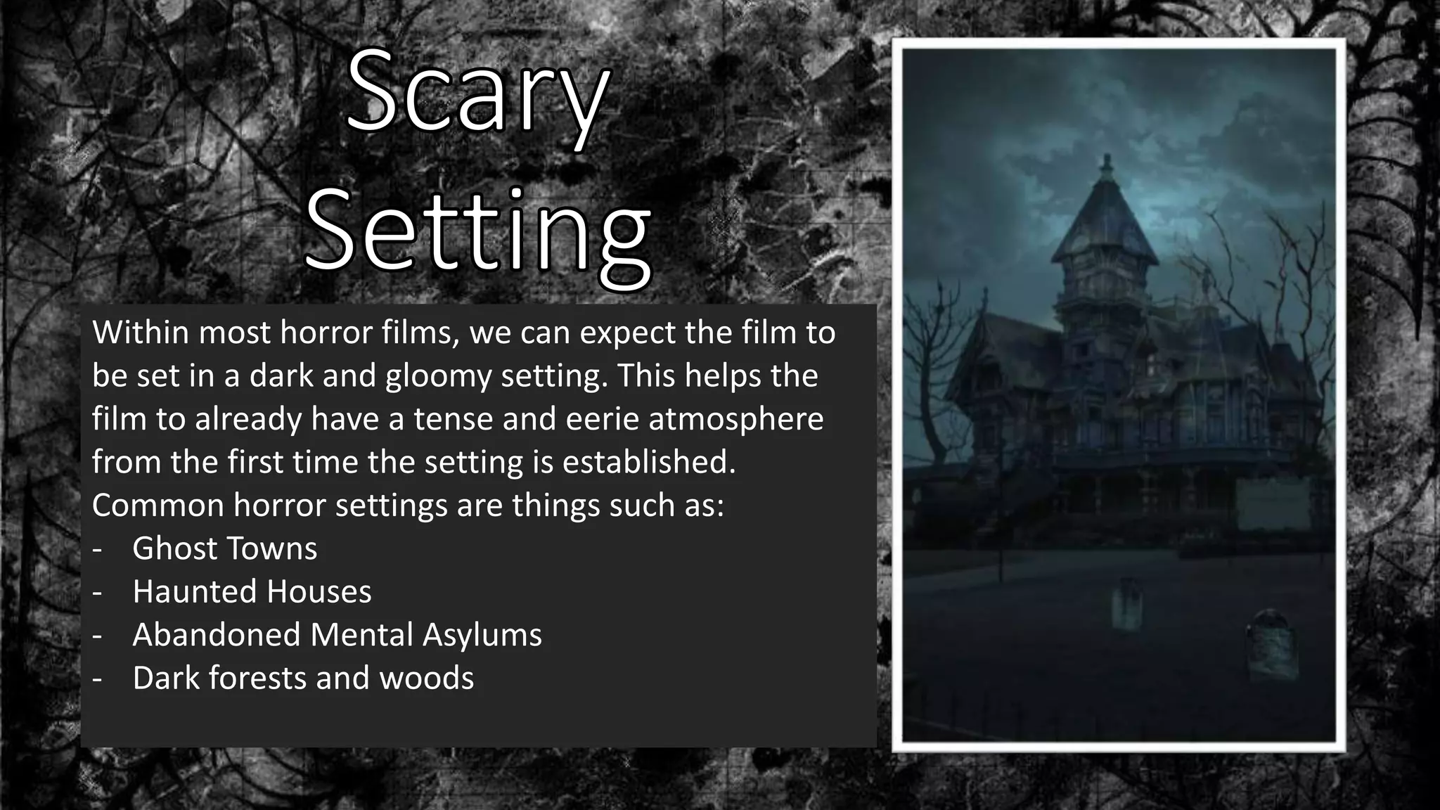 Horror iconography presentation | PPTX