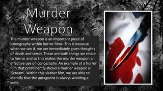 Horror iconography presentation | PPTX