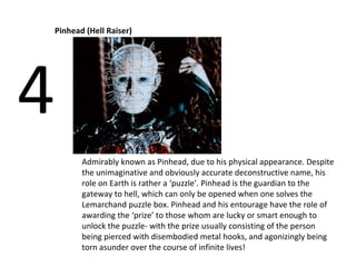 Top 10 Villains | PPT