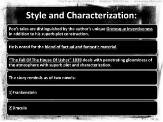 Horror in The Fall of House Of Usher | PPTX