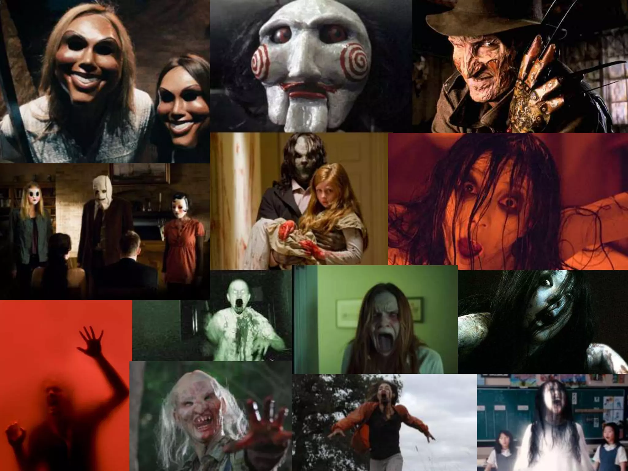Horror mood board | PPTX