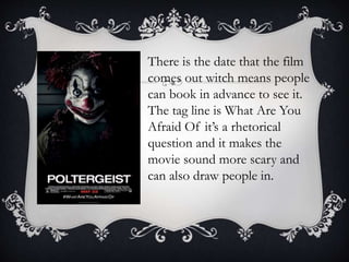 Horror movie analysis | PPTX