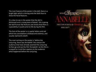 Horror movie poster analysis | PPTX