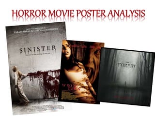Horror movie posters analysis | PPT