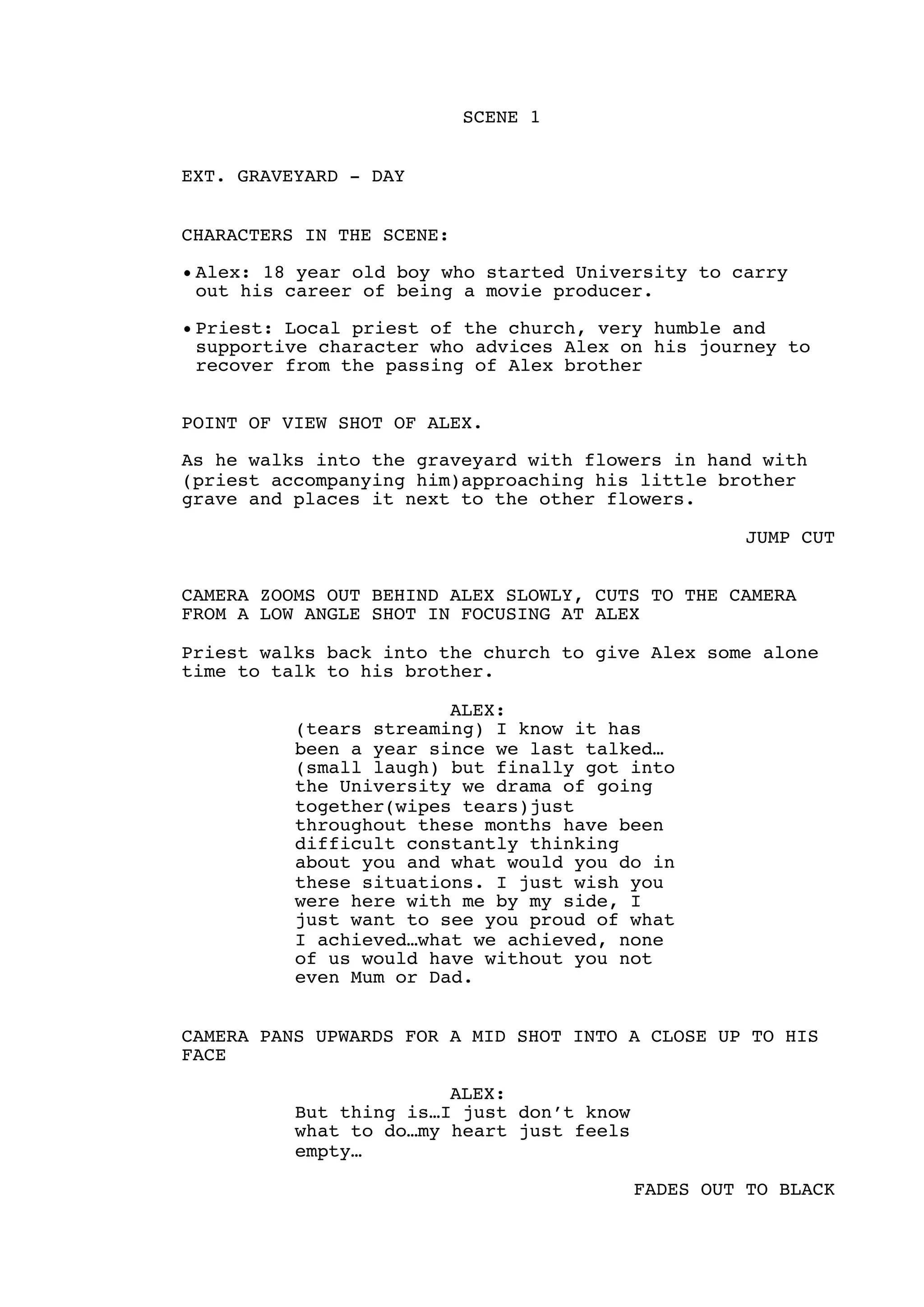 Horror movie script export | PDF