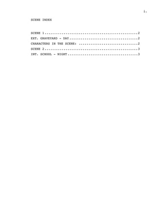 Horror movie script export | PDF