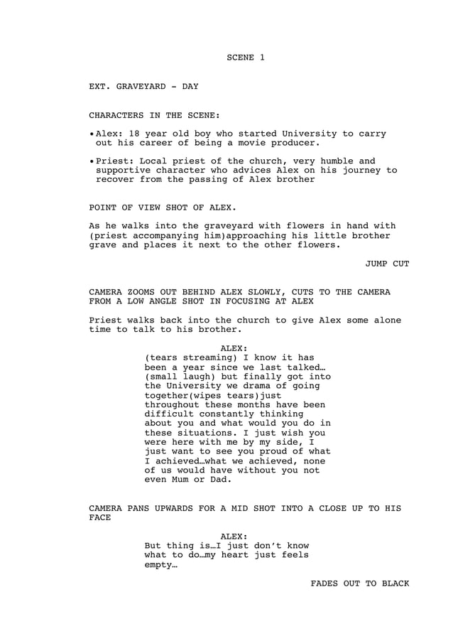 Horror movie script export | PDF