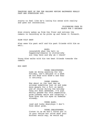 Horror movie script export | PDF