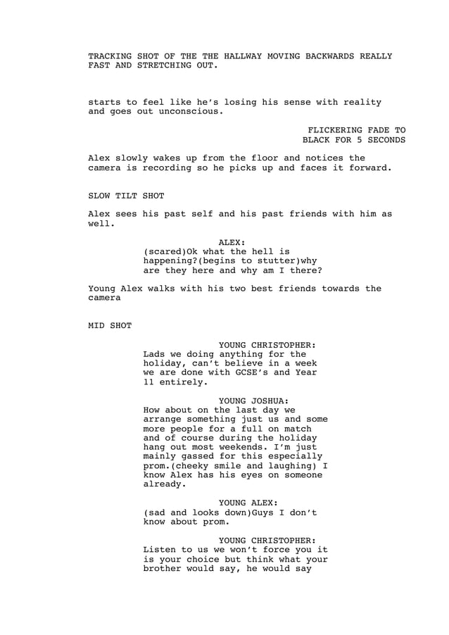 Horror movie script export | PDF