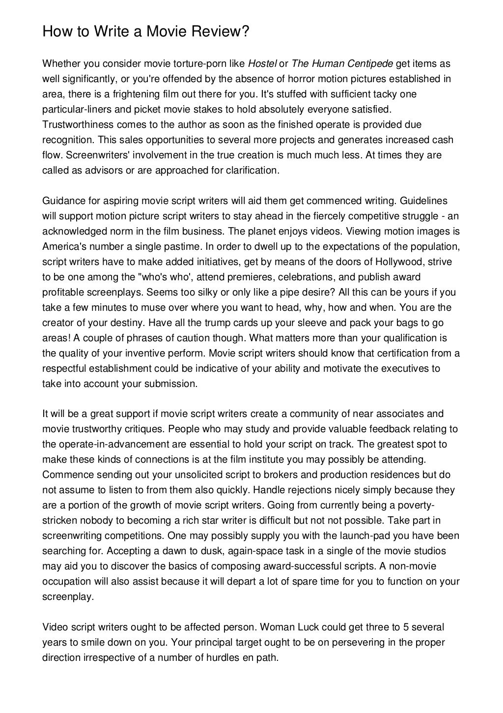 How To Write A Movie Review how-to-write-a-movie-review