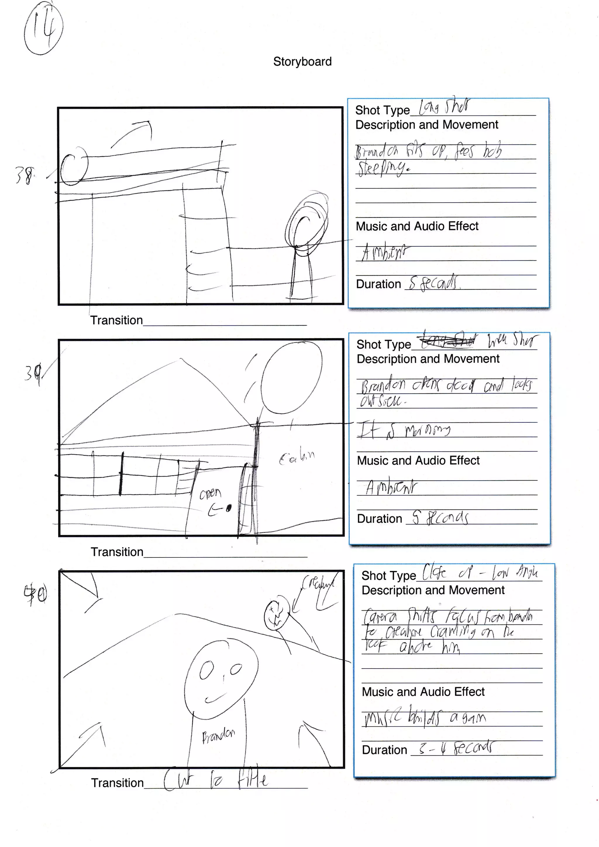 Horror Movie Storyboard | PDF