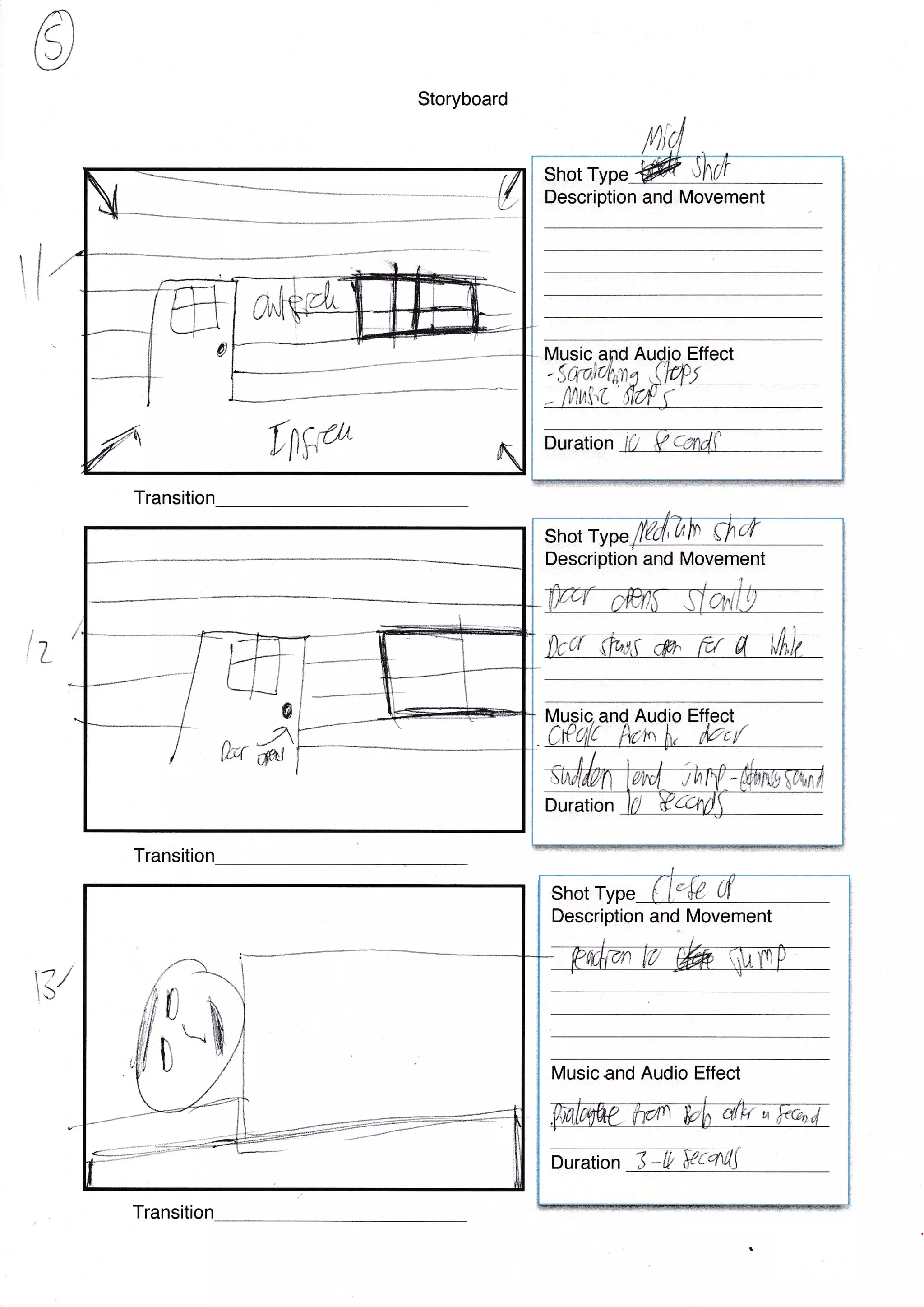Horror Movie Storyboard | PDF
