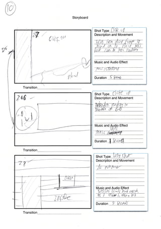 Horror Movie Storyboard | PDF