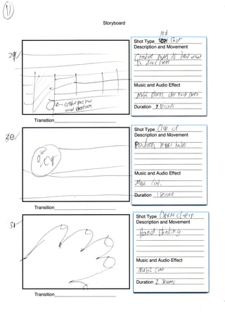 Horror Movie Storyboard | PDF