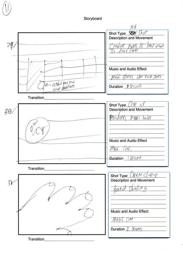 Horror Movie Storyboard | PDF