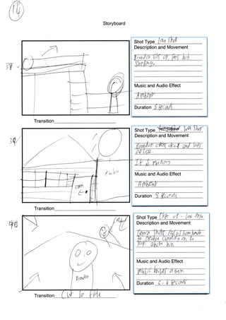 Horror Movie Storyboard | PDF