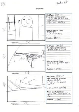 Horror Movie Storyboard | PDF