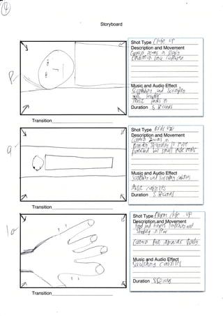 Horror Movie Storyboard | PDF