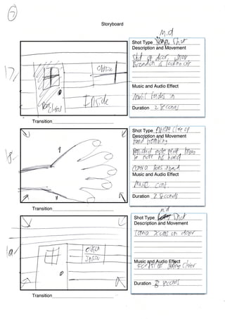 Horror Movie Storyboard | PDF