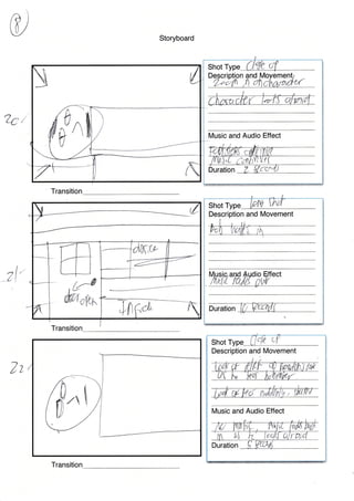Horror Movie Storyboard | PDF